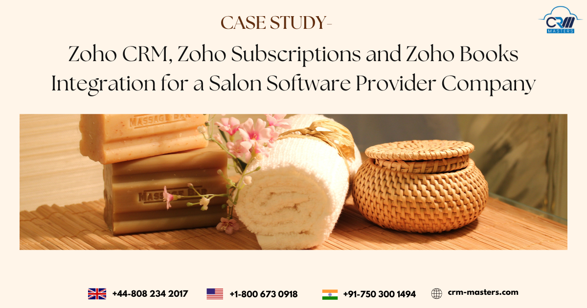Case Study of ZOHO for Subscription Business - CRM Masters