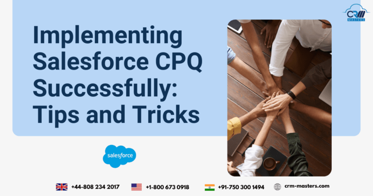 Implementing Salesforce CPQ Successfully
