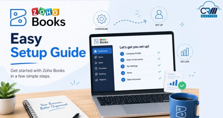 Zoho Books Easy Setup Guide - CRM Masters Infotech